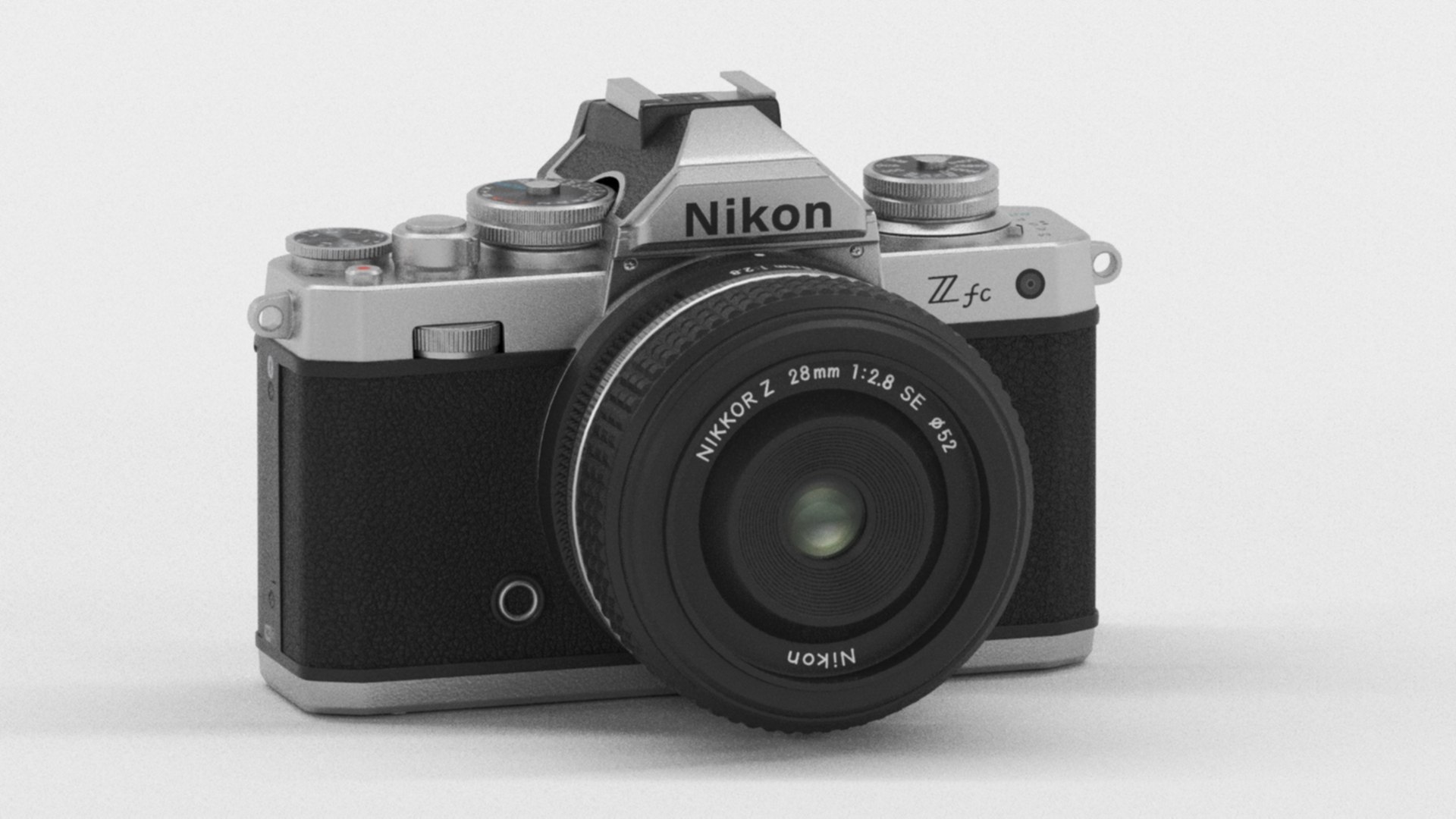 3D Nikon Z Fc ZfcLK28SE MILC Digital Camera Special Edition Model ...