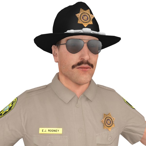 Sheriff man gun model - TurboSquid 1353805