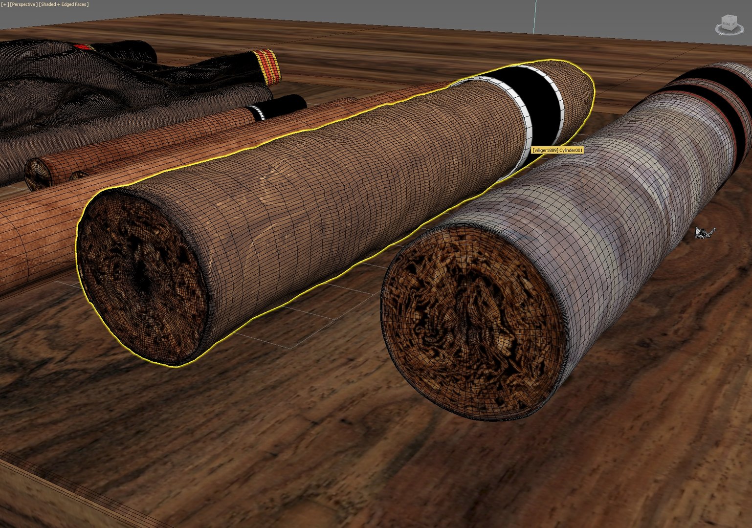 Pack Cigars 3d Model