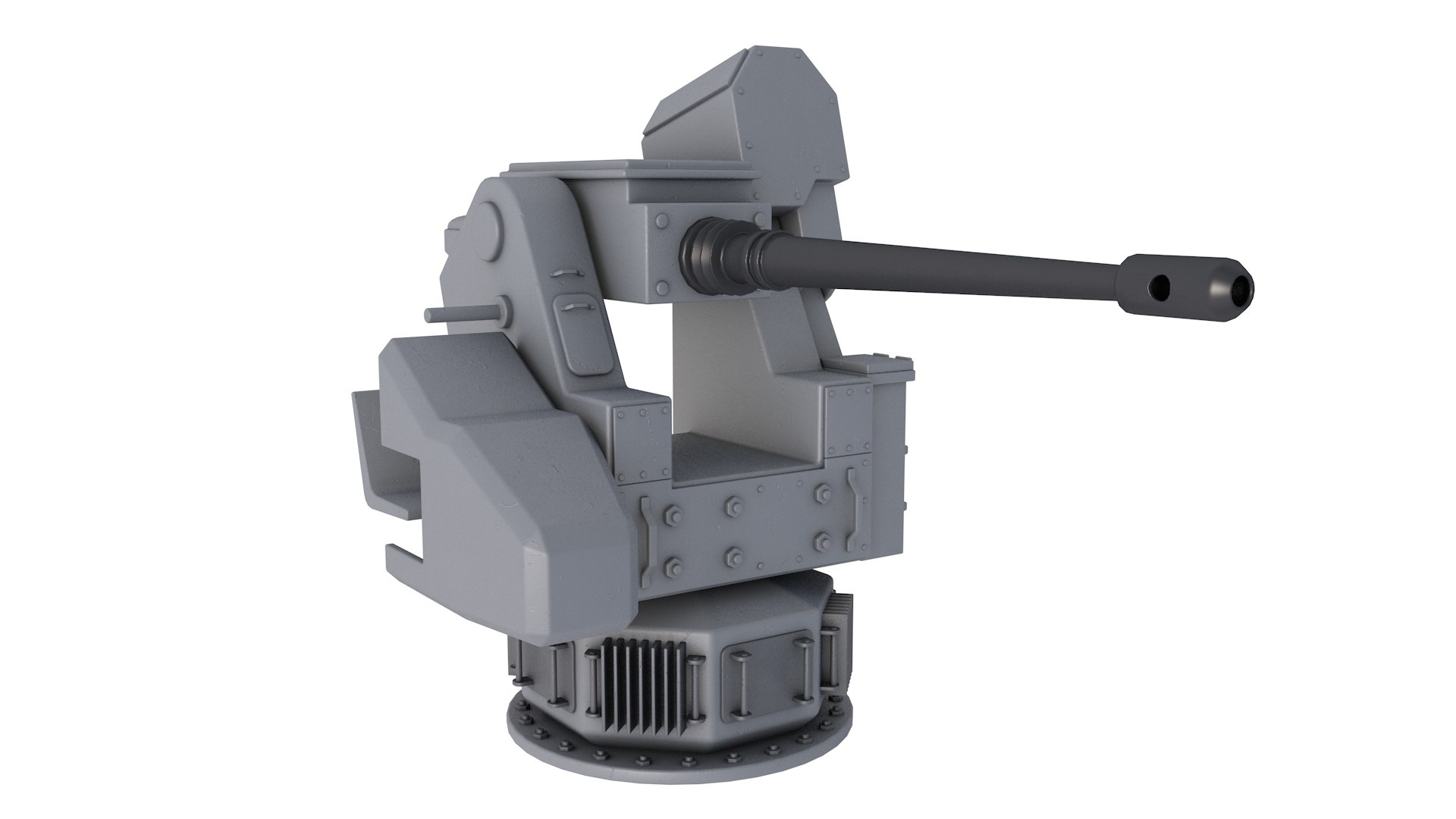 3D DS30M Seahawk 30mm Naval Gun - TurboSquid 2053439