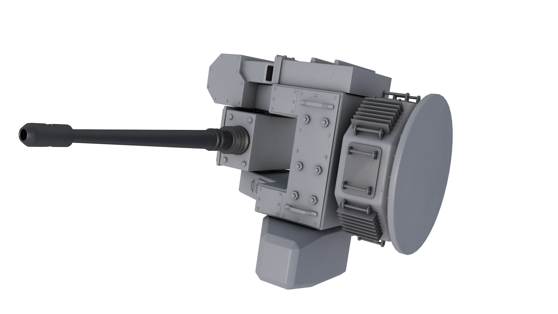 3D DS30M Seahawk 30mm Naval Gun - TurboSquid 2053439