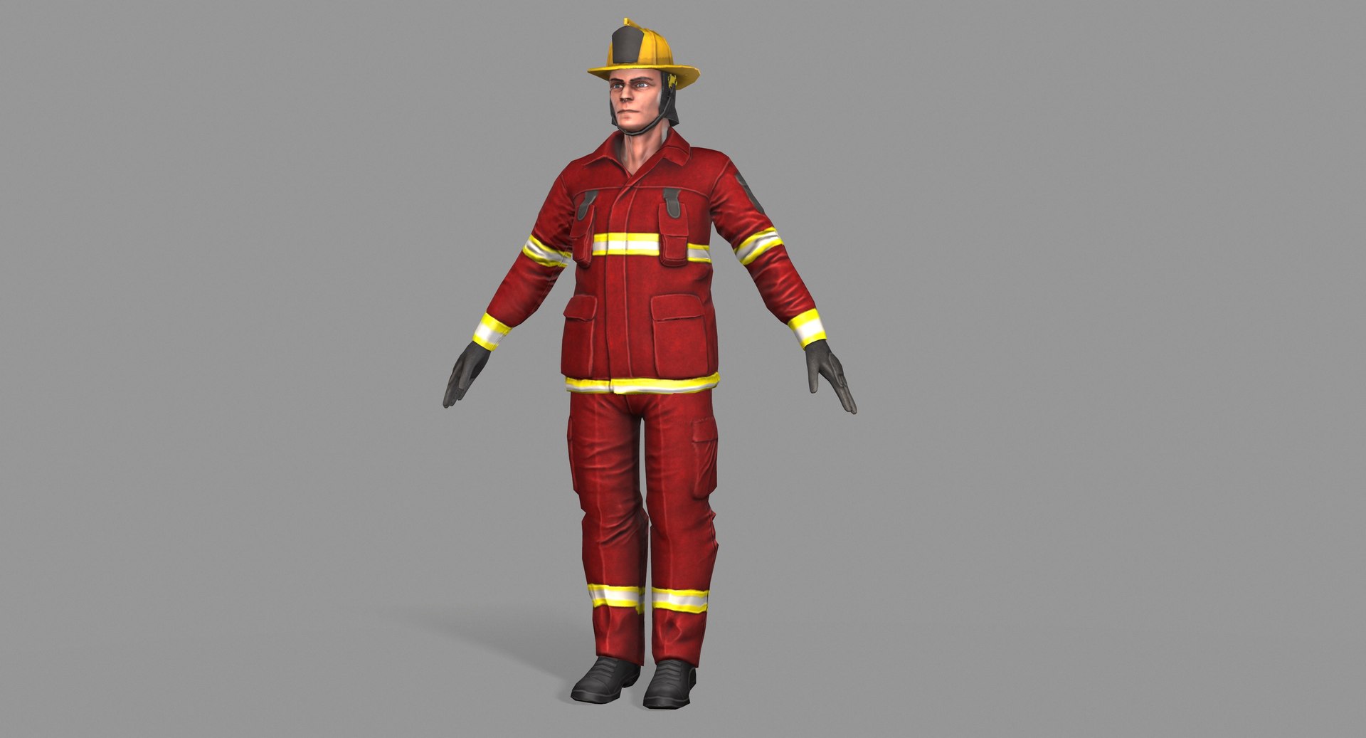 3D model fireman - TurboSquid 1331821