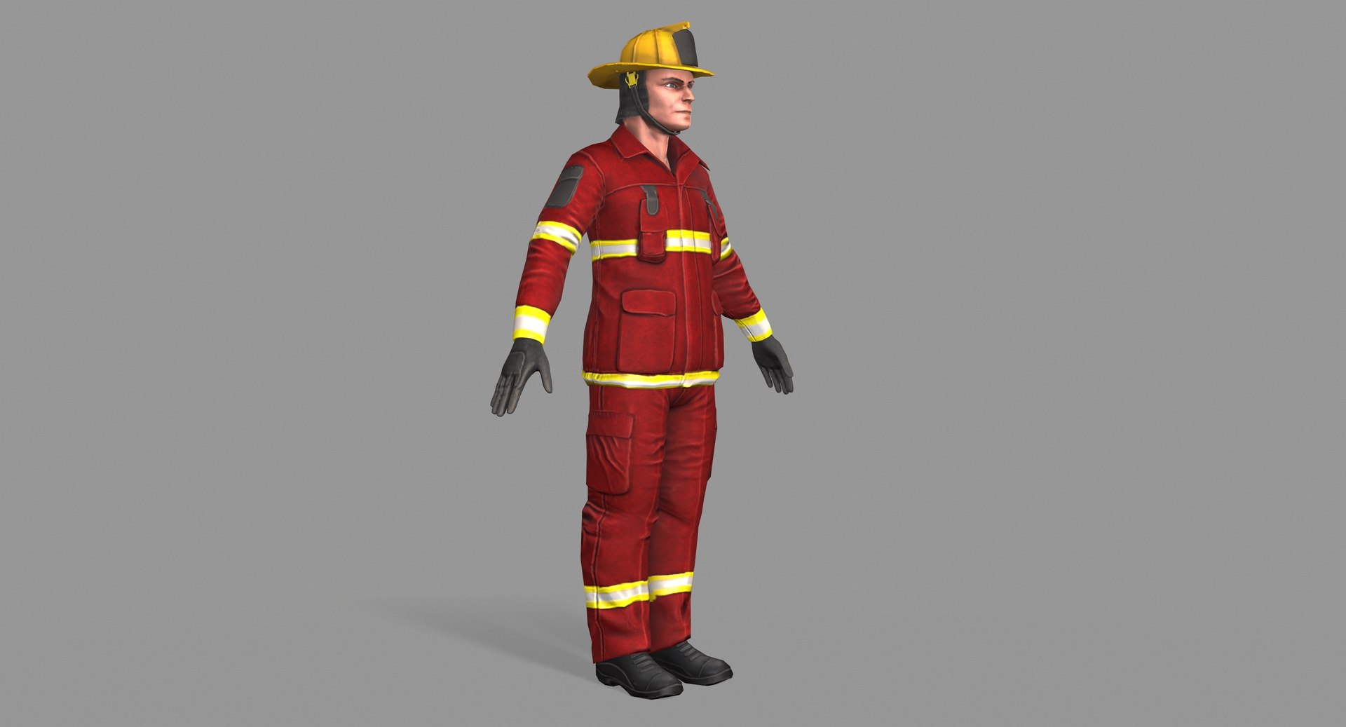 3D model fireman - TurboSquid 1331821
