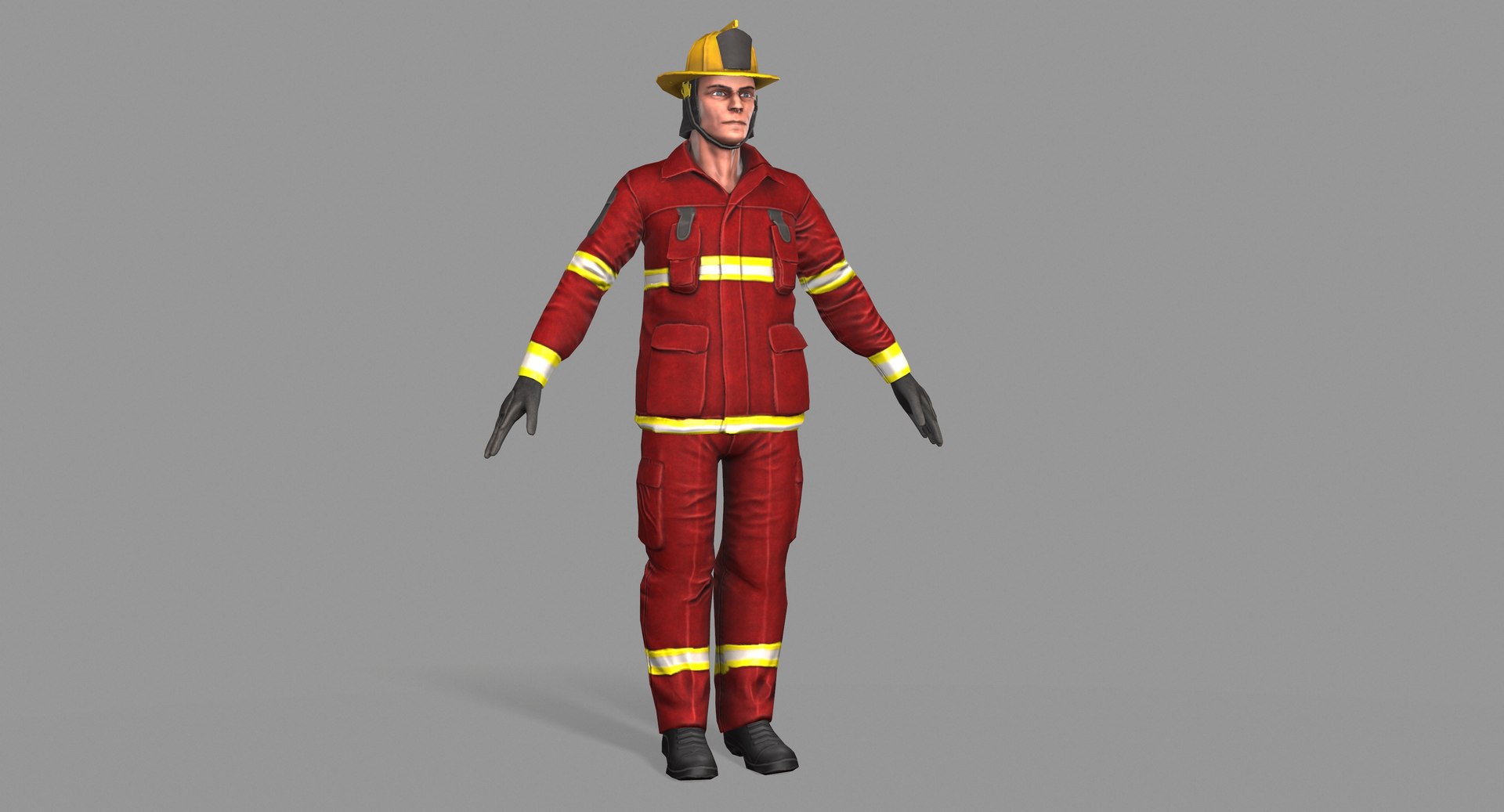 3D model fireman - TurboSquid 1331821