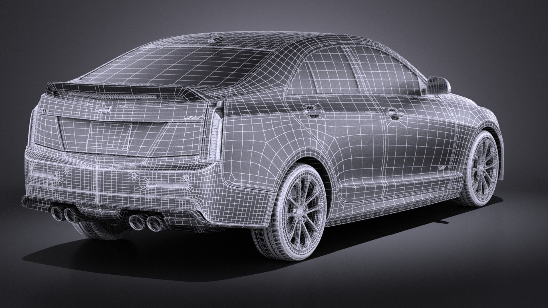 2016 Sedan Cadillac 3d C4d