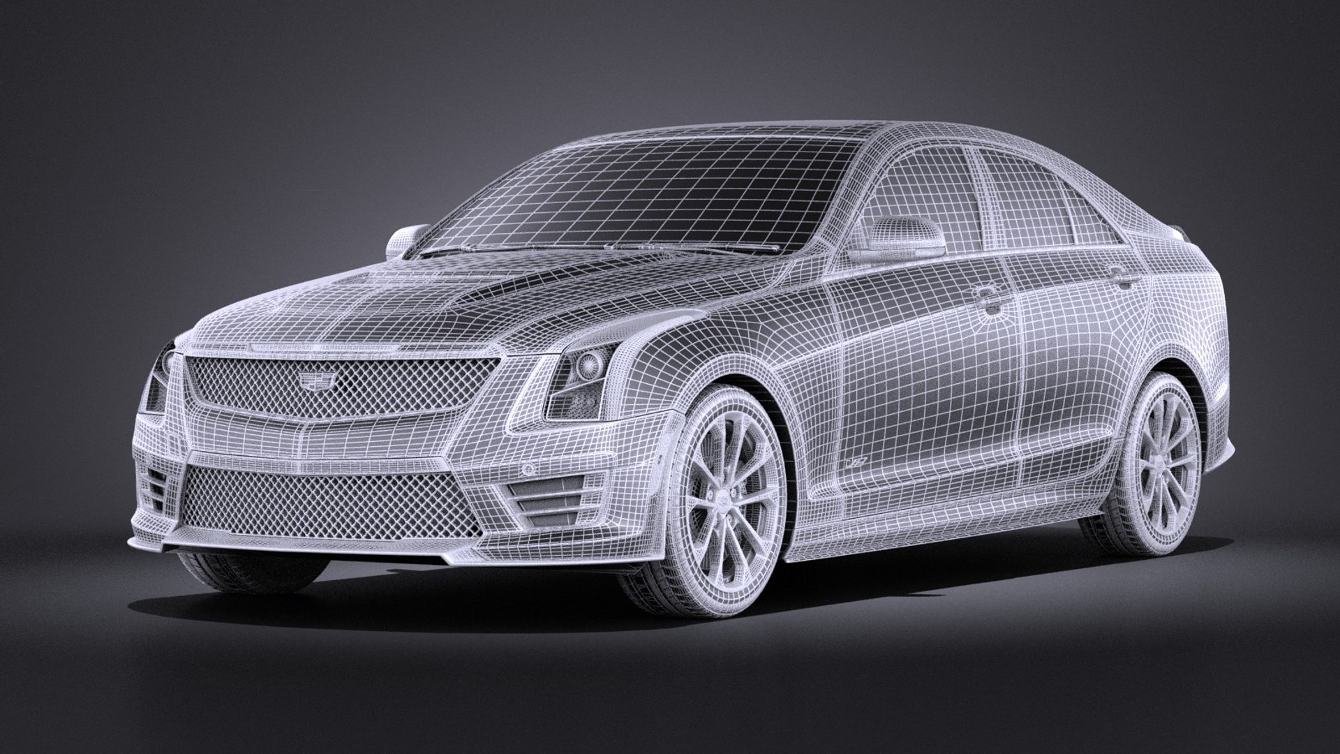 2016 Sedan Cadillac 3d C4d