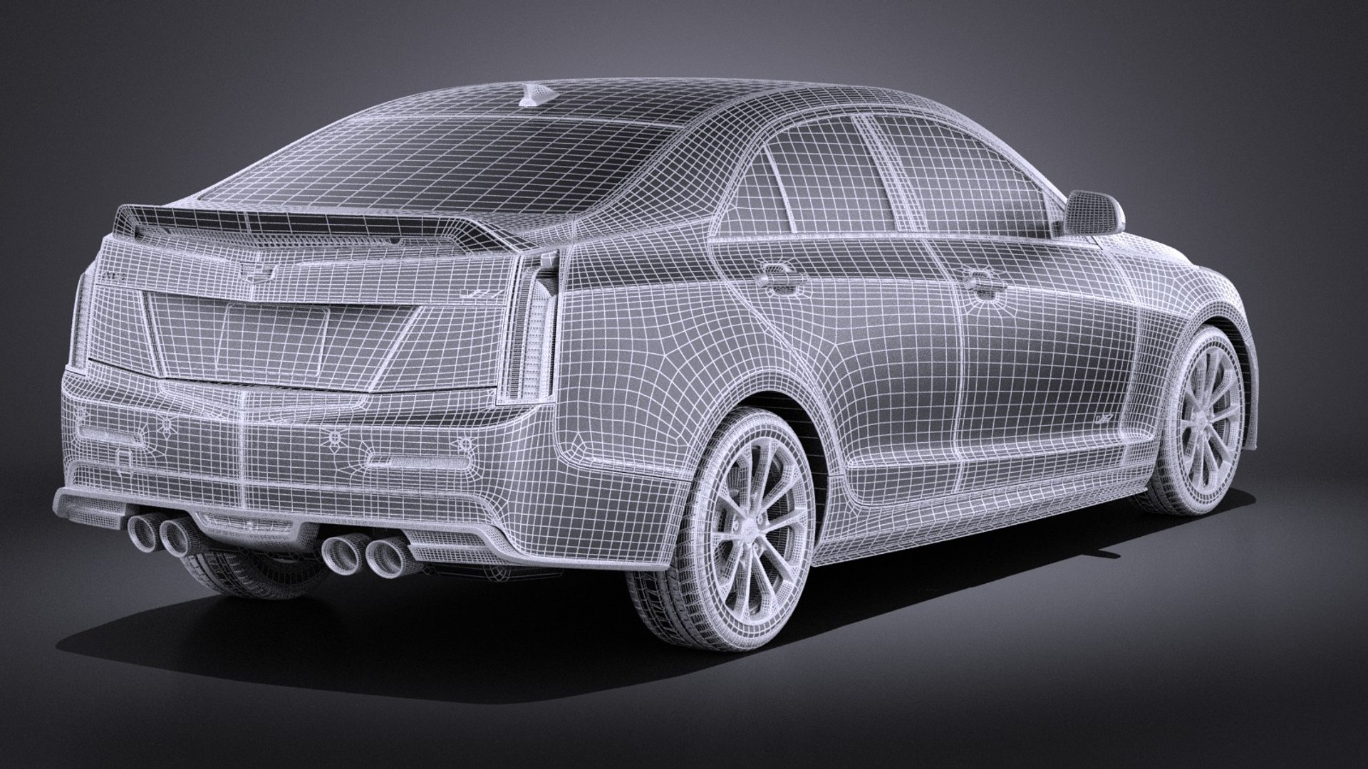 2016 Sedan Cadillac 3d C4d