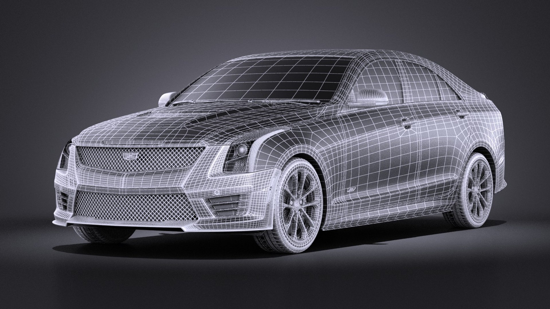 2016 Sedan Cadillac 3d C4d