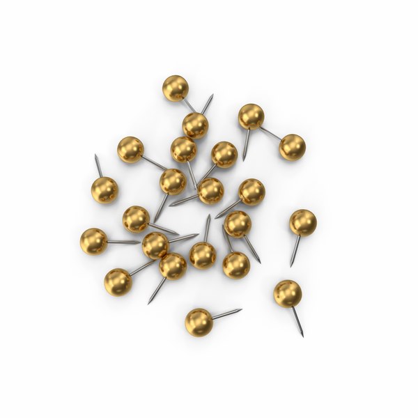 Pile Of Sphere Push Pins 3D model - TurboSquid 1891382