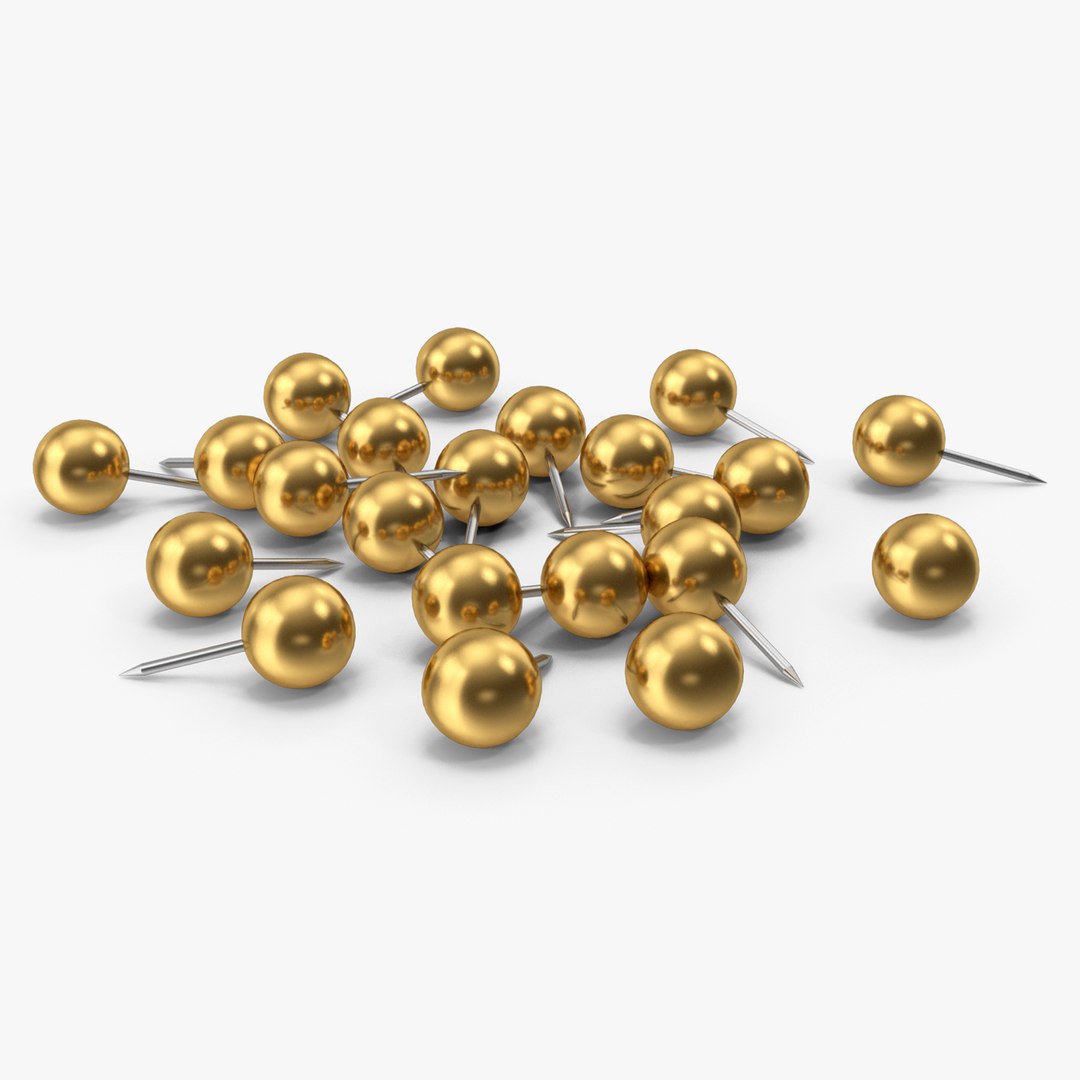 Pile Of Sphere Push Pins 3D model - TurboSquid 1891382