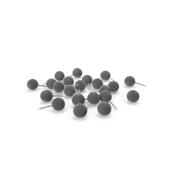 Pile Of Sphere Push Pins 3D model - TurboSquid 1891382
