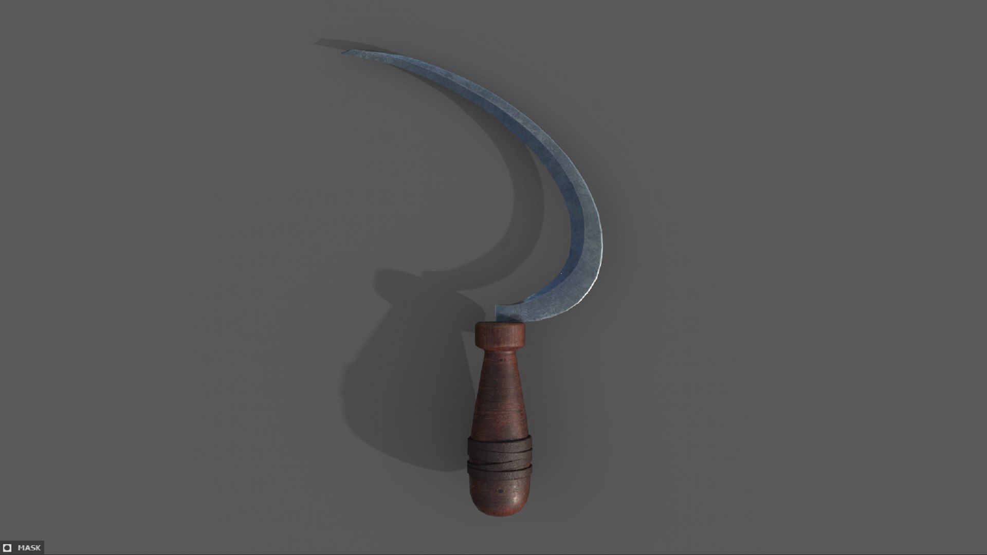 Sickle Tool Of Labor PBR Low-poly 3D Model Low-poly 3D Model 3D Model ...