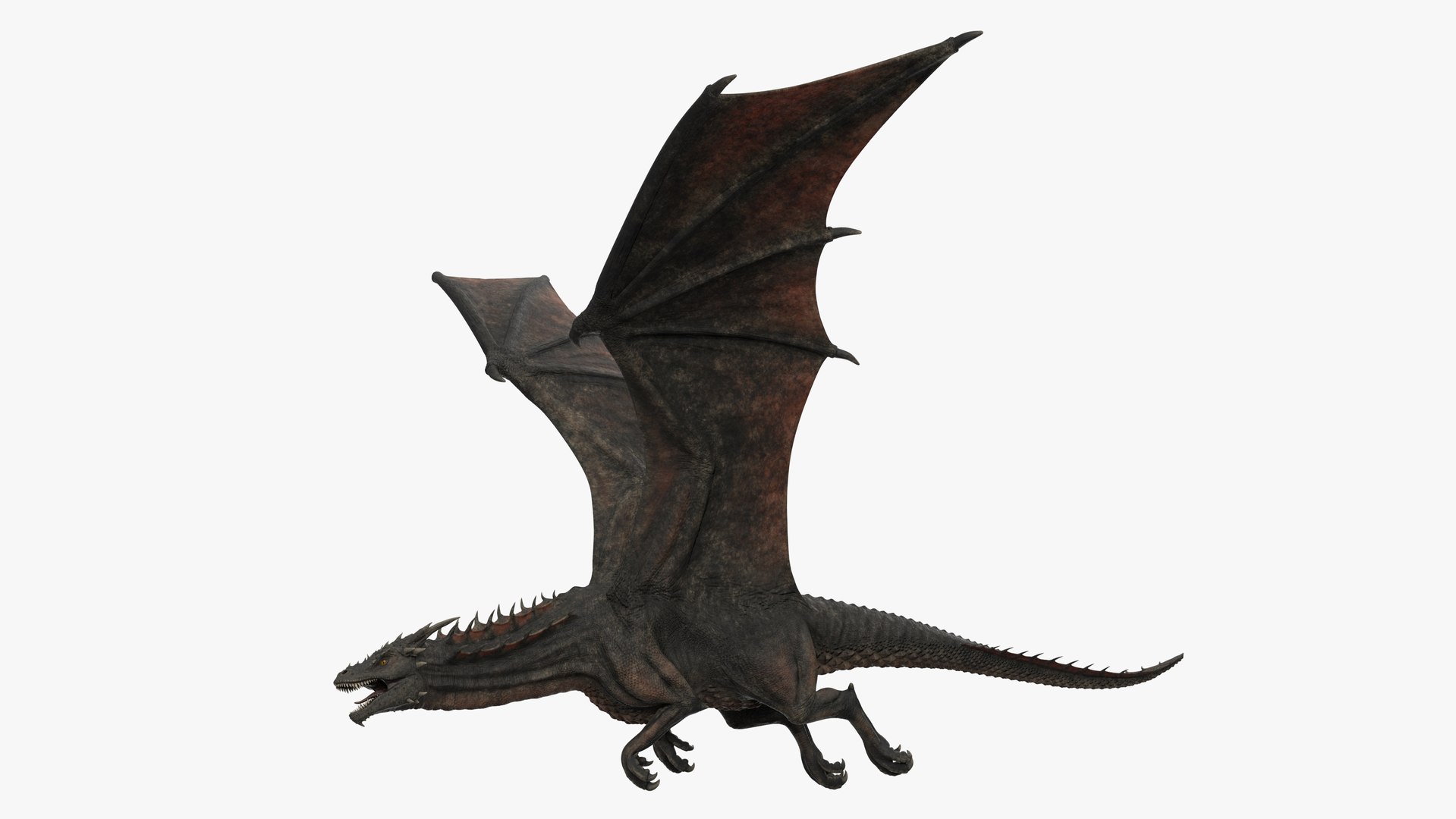3D rigged dragon animation - TurboSquid 1577021