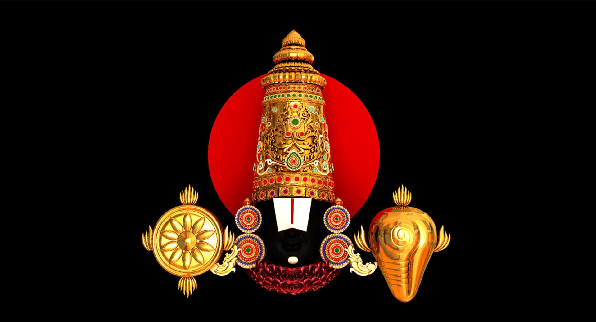Thirupathi Venkateswara Srinivasa 3D Model - TurboSquid 1459372