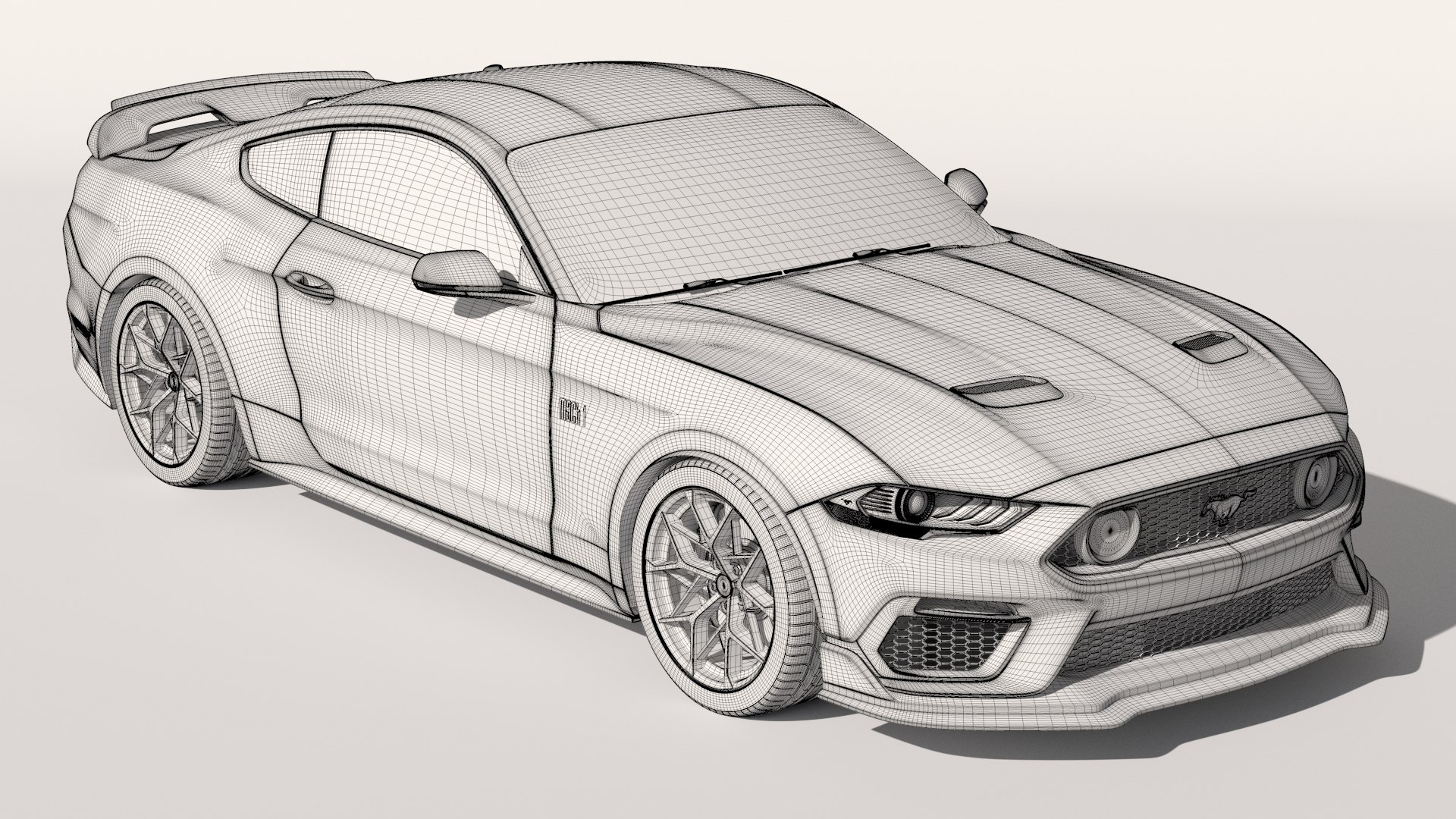 3D Model Mustang Mach 1 2021 - TurboSquid 1647299