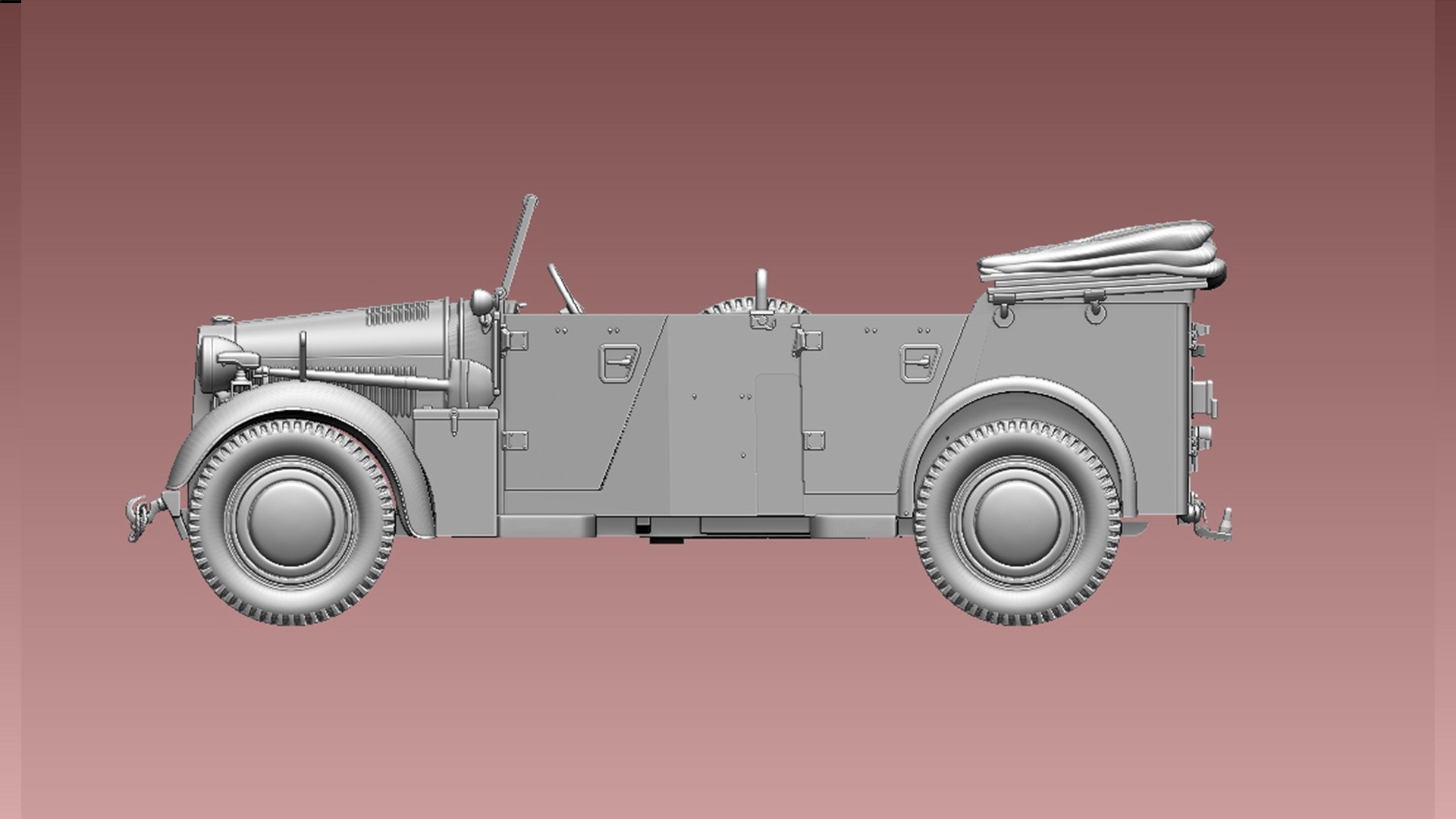 3D Horch 901 Model - TurboSquid 1957673