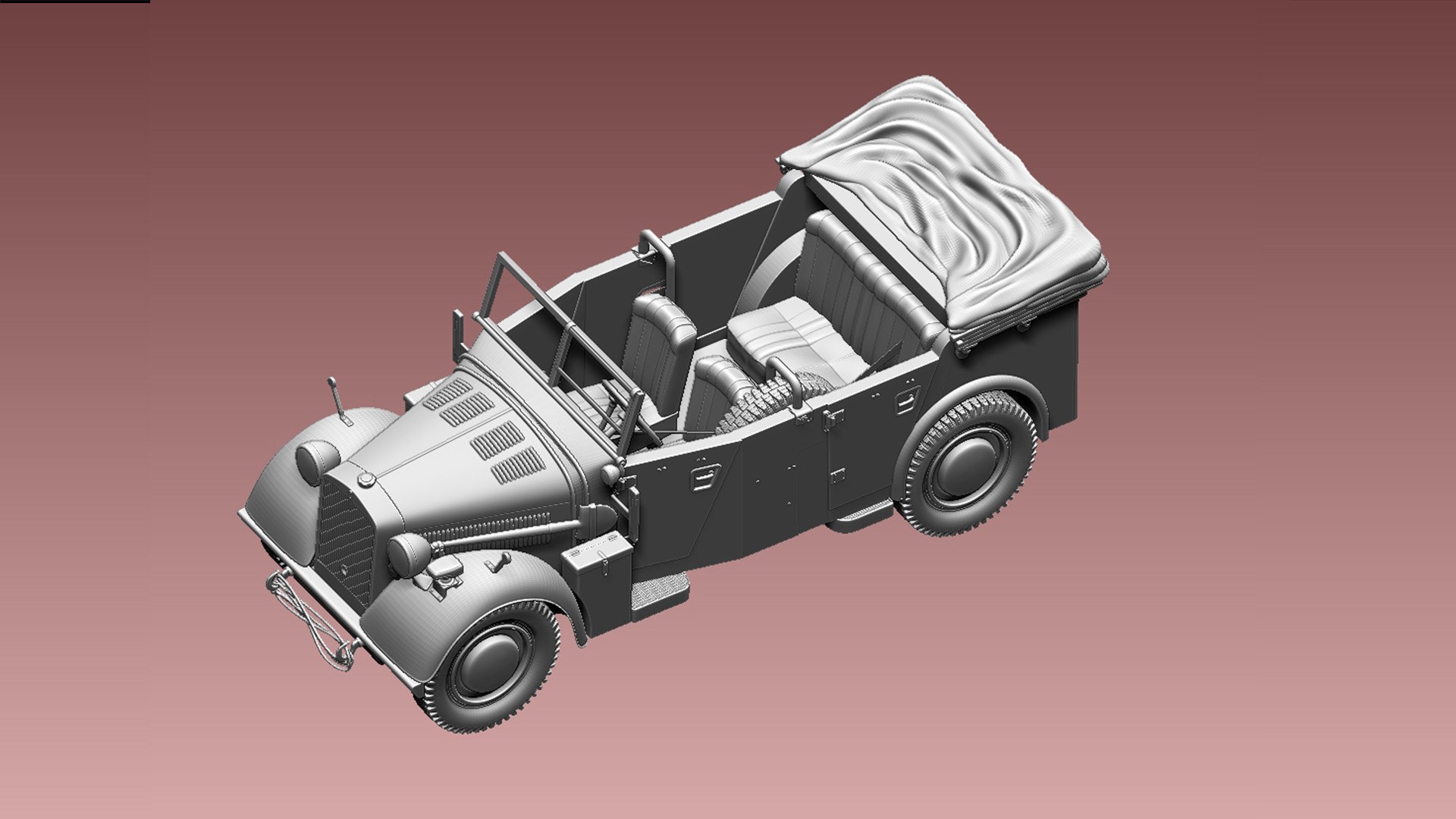 3D Horch 901 Model - TurboSquid 1957673