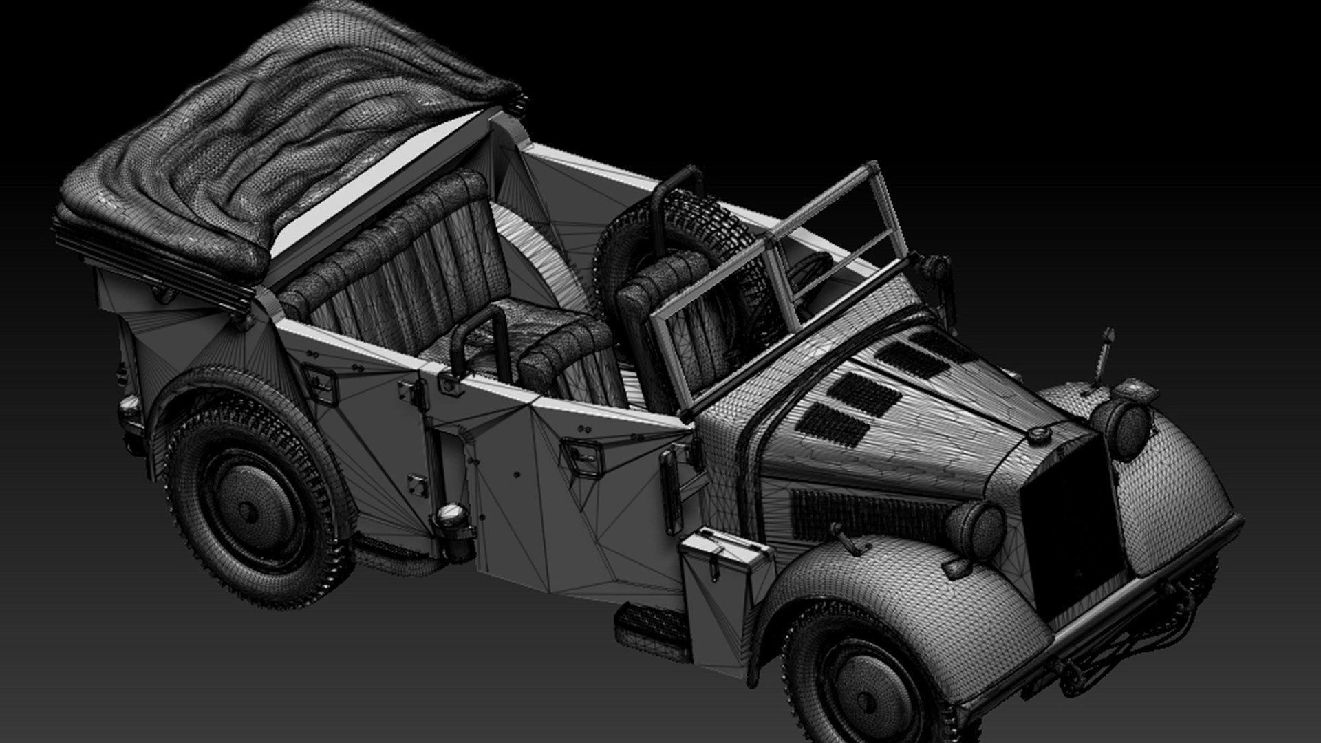 3D Horch 901 Model - TurboSquid 1957673