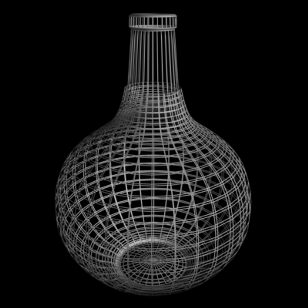 chianti flask s 3d model