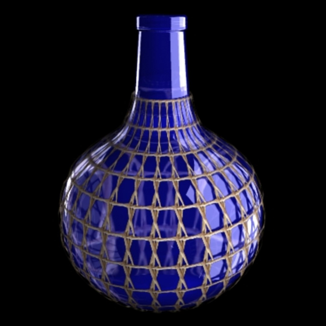 chianti flask s 3d model