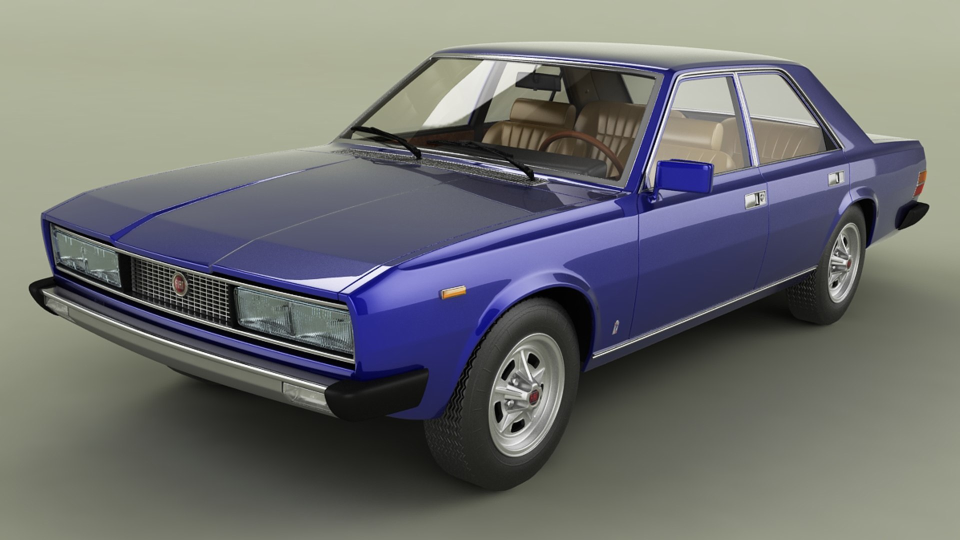3D Fiat 130 Opera Model - TurboSquid 2240288