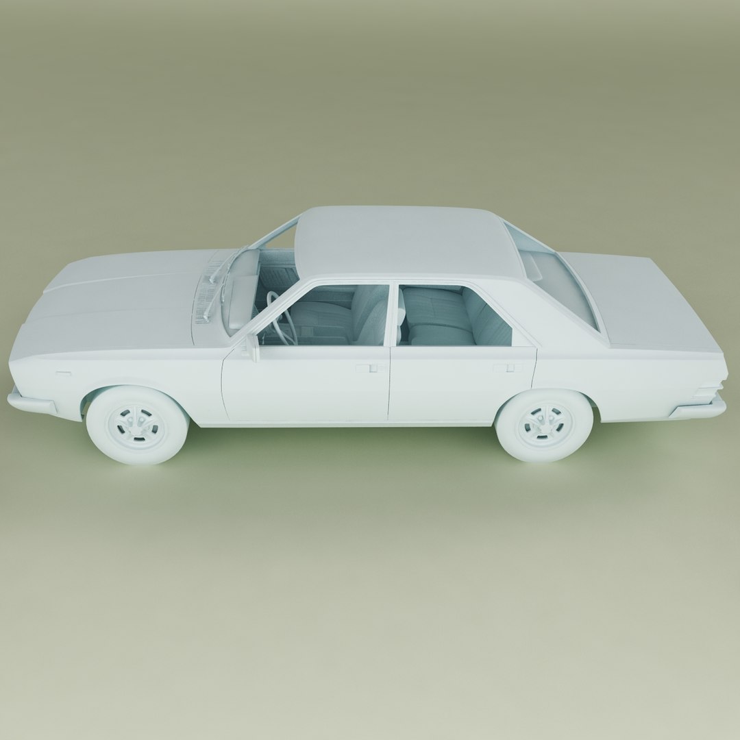 3D Fiat 130 Opera Model - TurboSquid 2240288