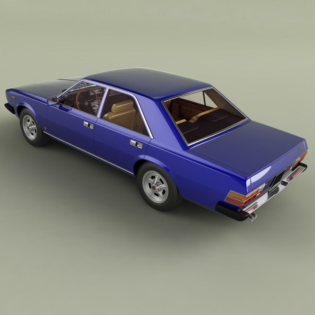 3D Fiat 130 Opera Model - TurboSquid 2240288