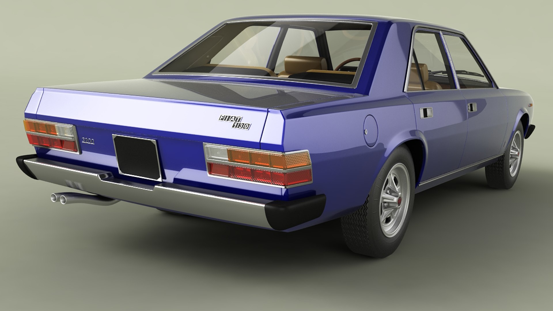 3D Fiat 130 Opera Model - TurboSquid 2240288