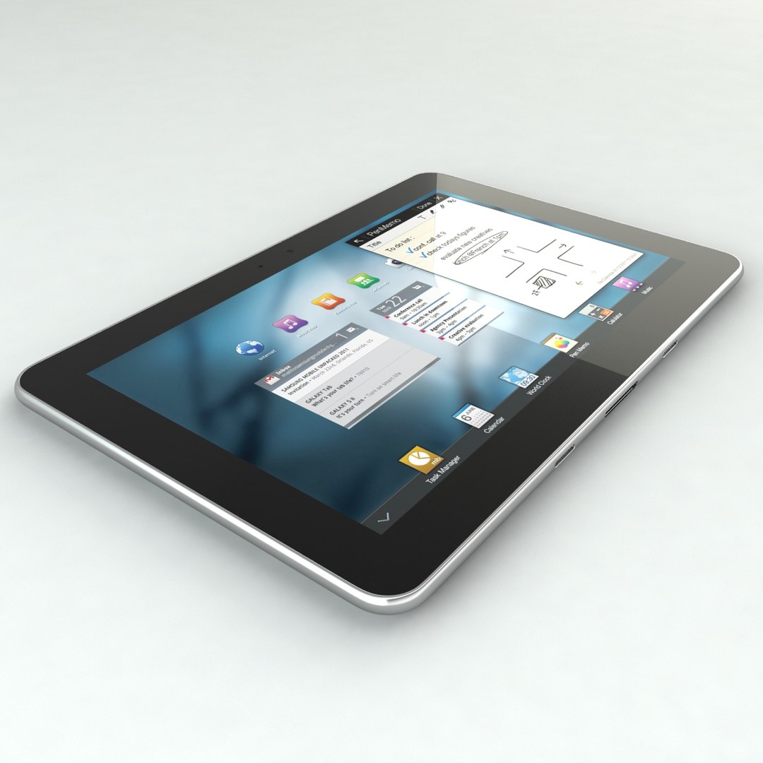 3d Model Samsung Galaxy Tab