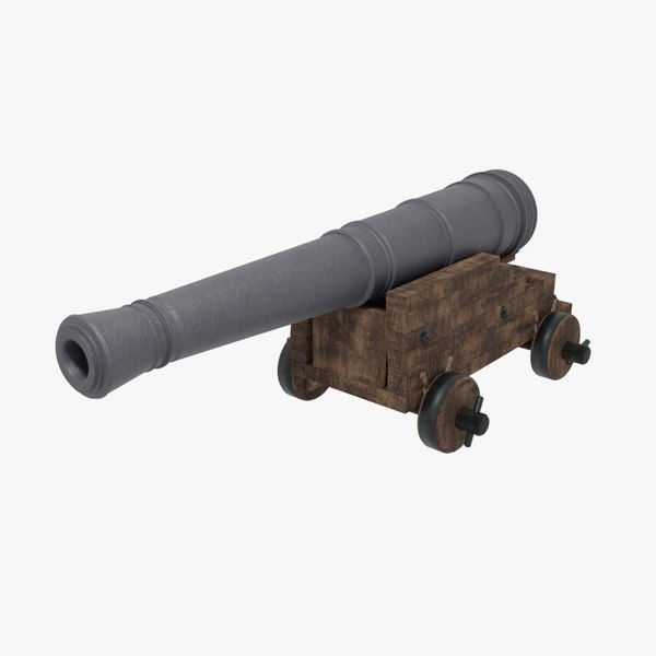 3D cannon weapon - TurboSquid 1543776