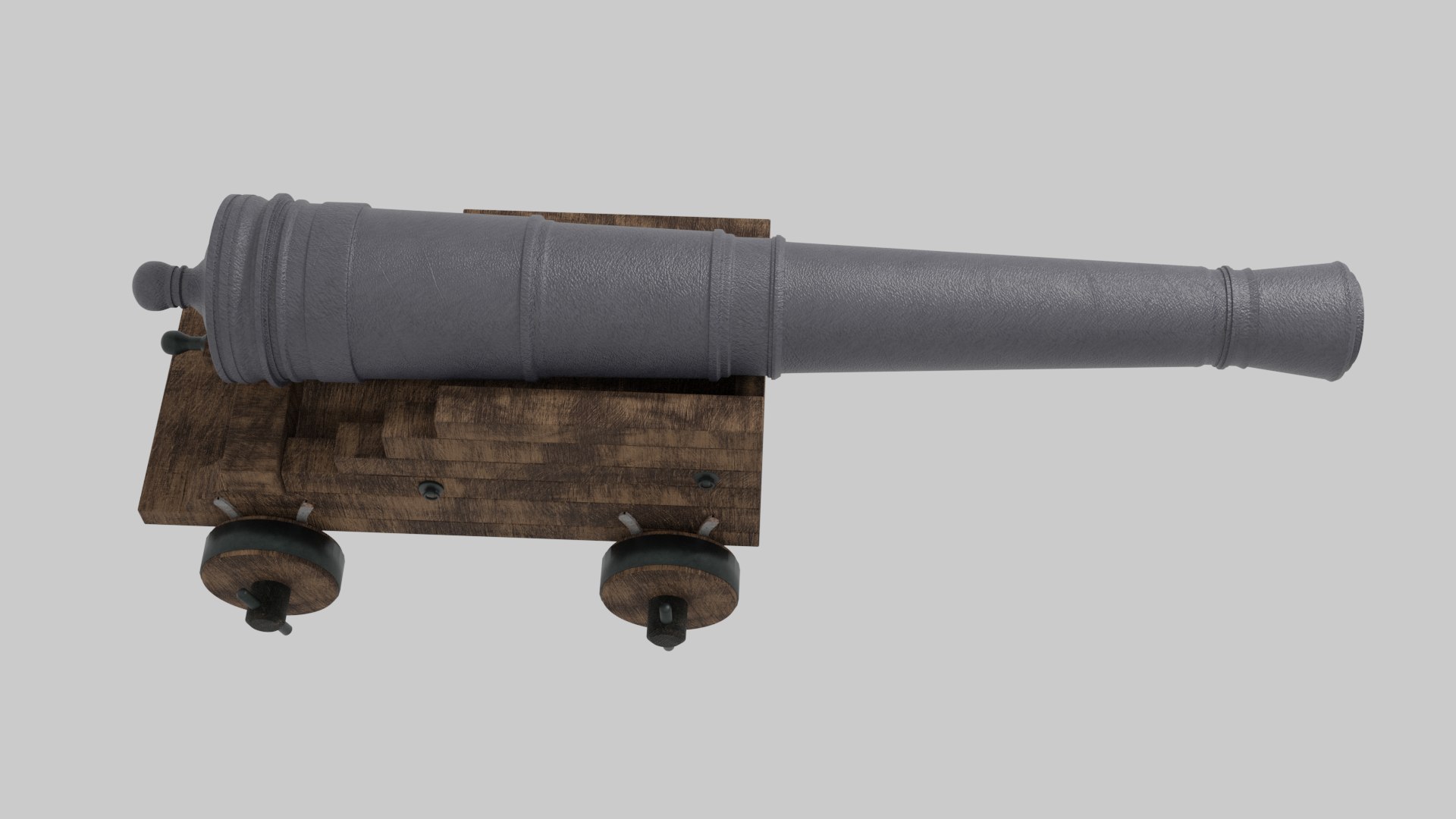 3D Cannon Weapon - TurboSquid 1543776
