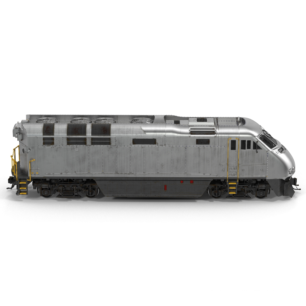 3d model diesel electric locomotive generic