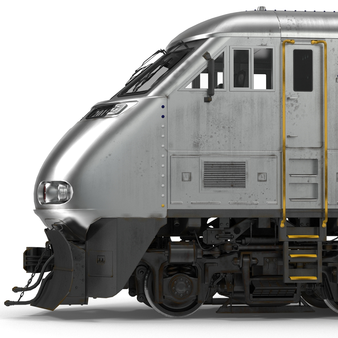 3d model diesel electric locomotive generic