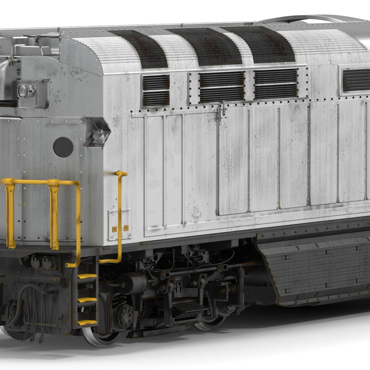 3d model diesel electric locomotive generic