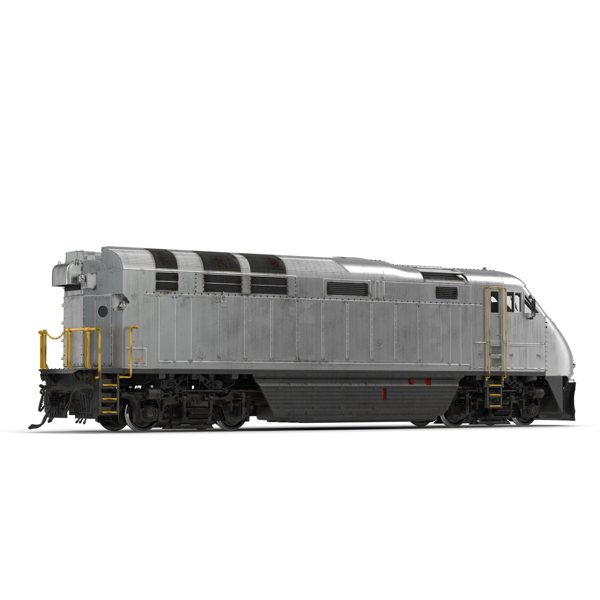 3d model diesel electric locomotive generic