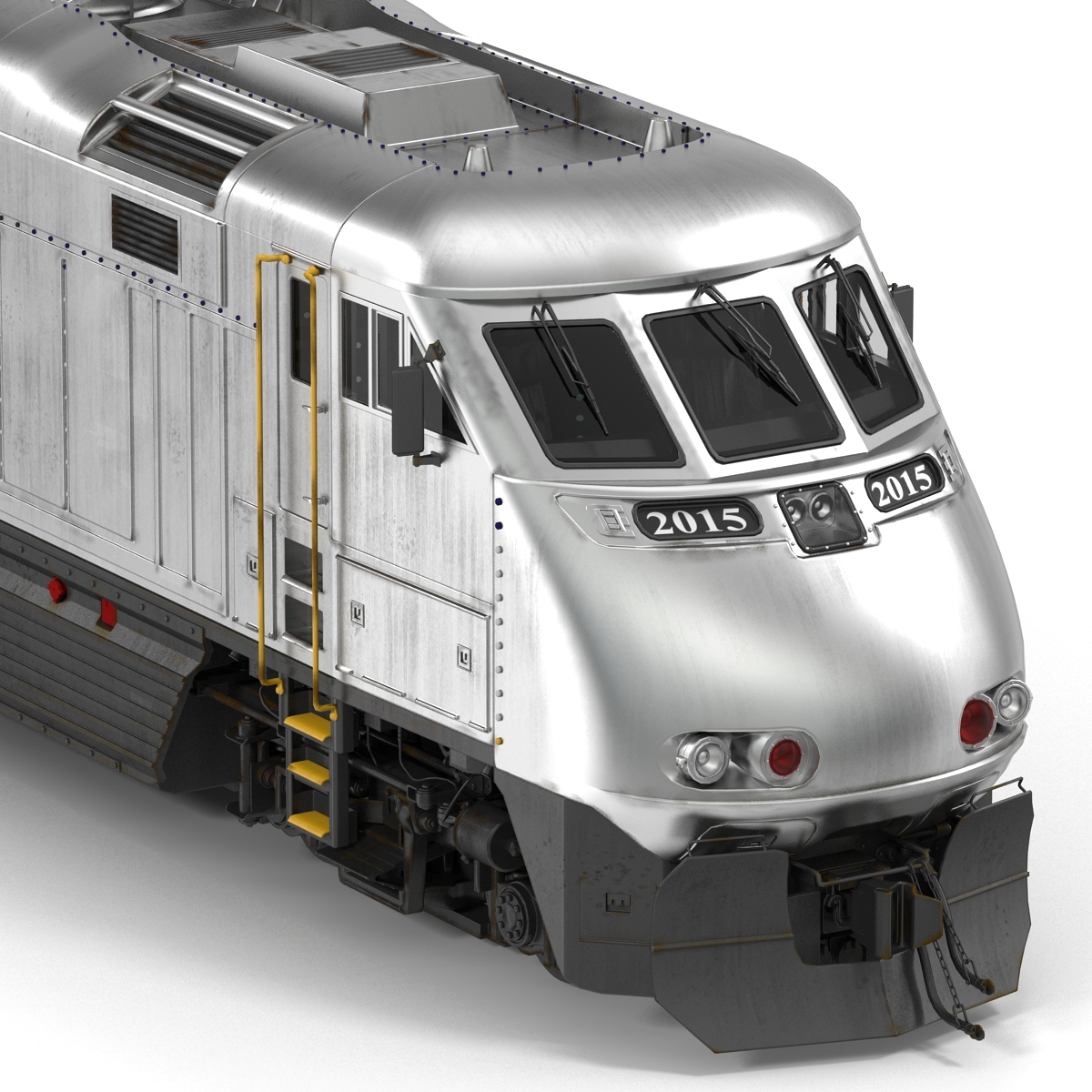 3d model diesel electric locomotive generic