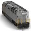 3d Model Diesel Electric Locomotive Generic
