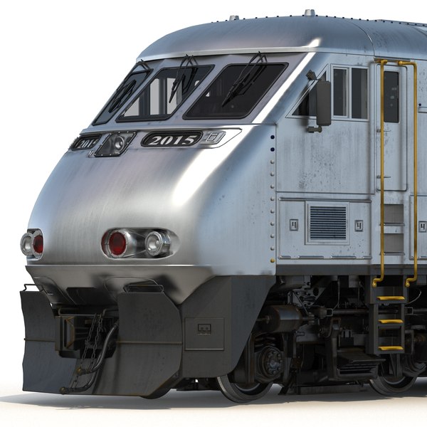 3d model diesel electric locomotive generic