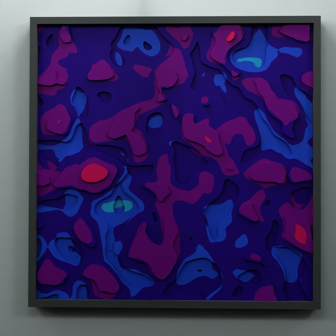 3D Model Abstract Art Animated 5 - TurboSquid 1843197