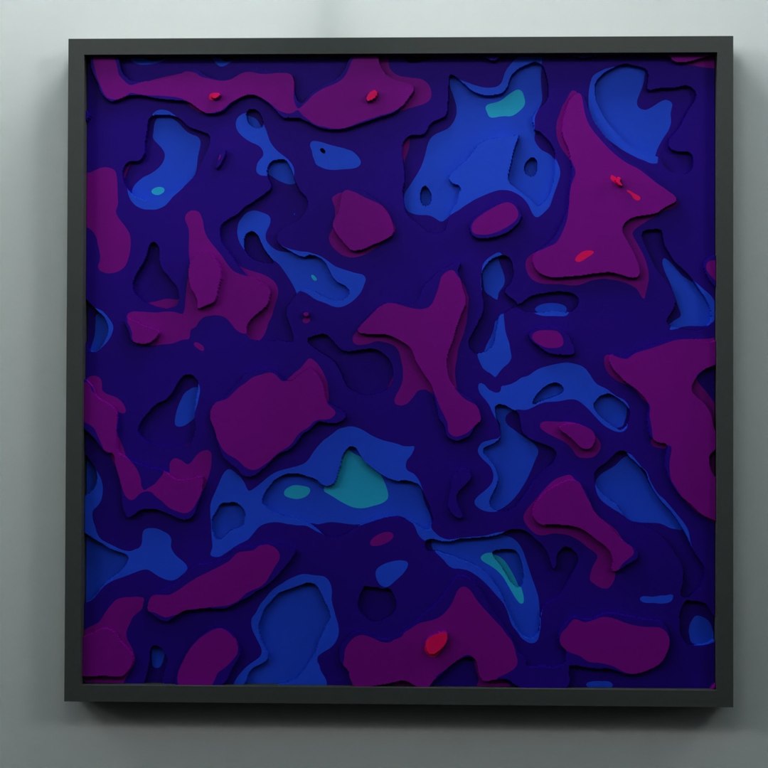 3D Model Abstract Art Animated 5 - TurboSquid 1843197