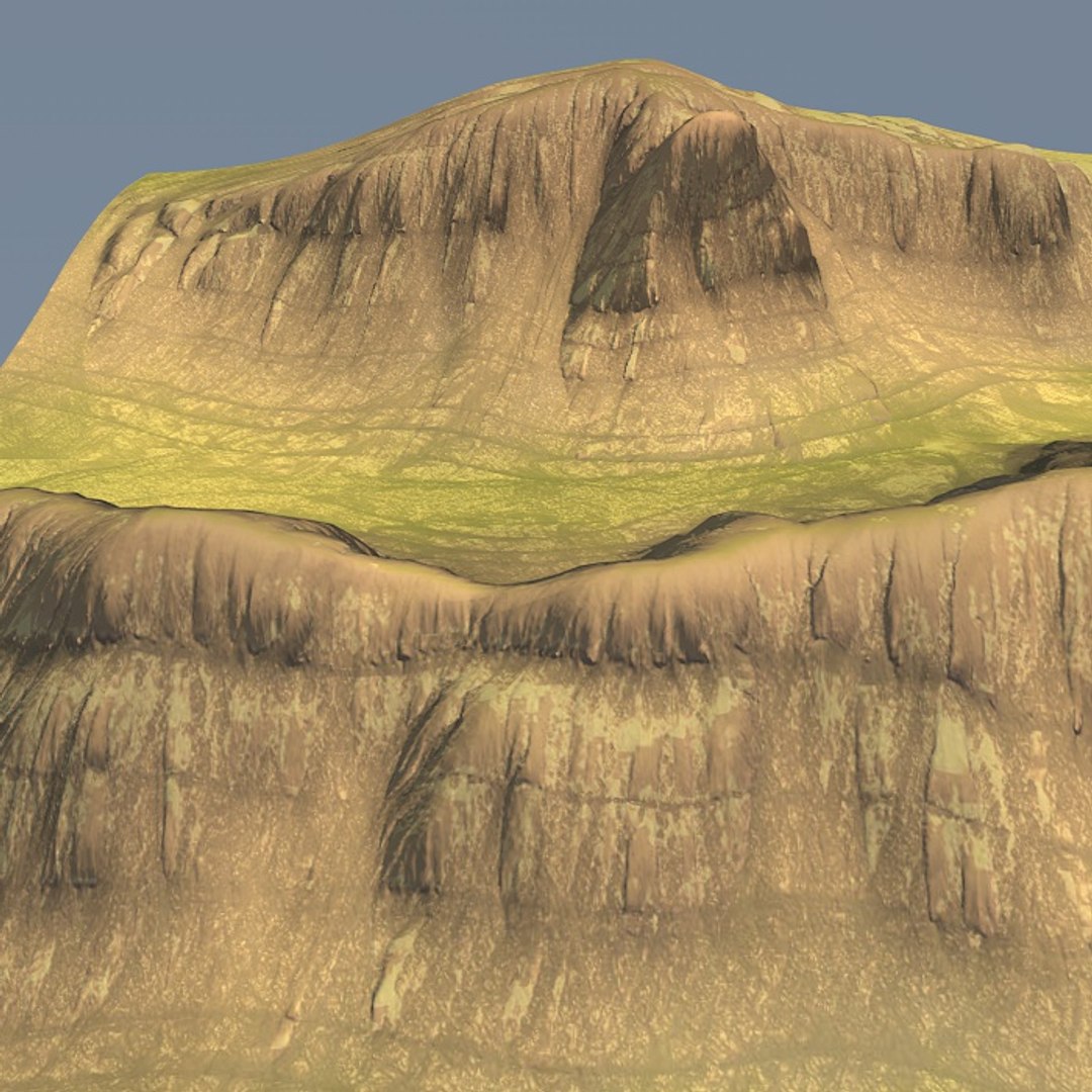 3d Canyon Maps Terrain Model