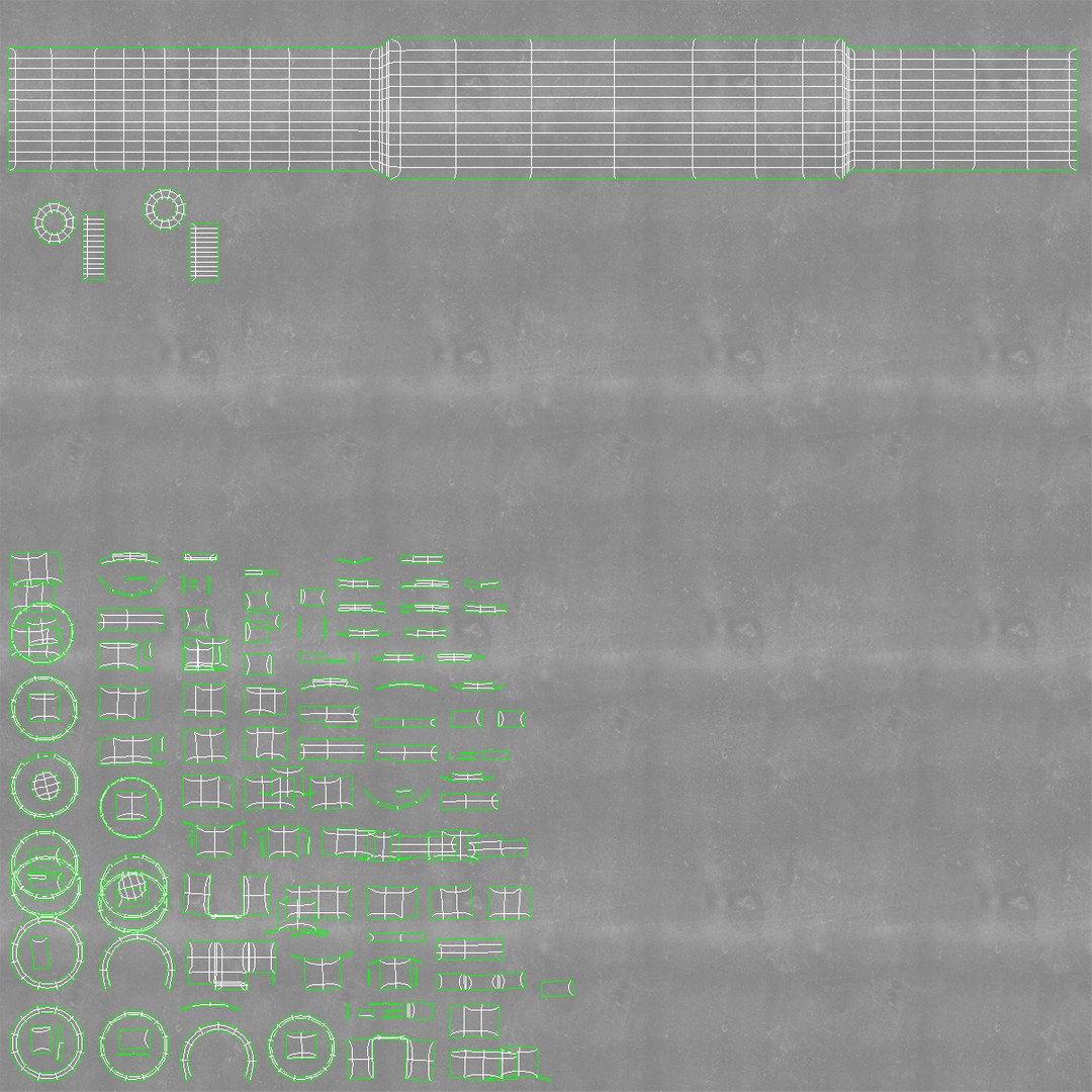 3d Industrial Cable Model