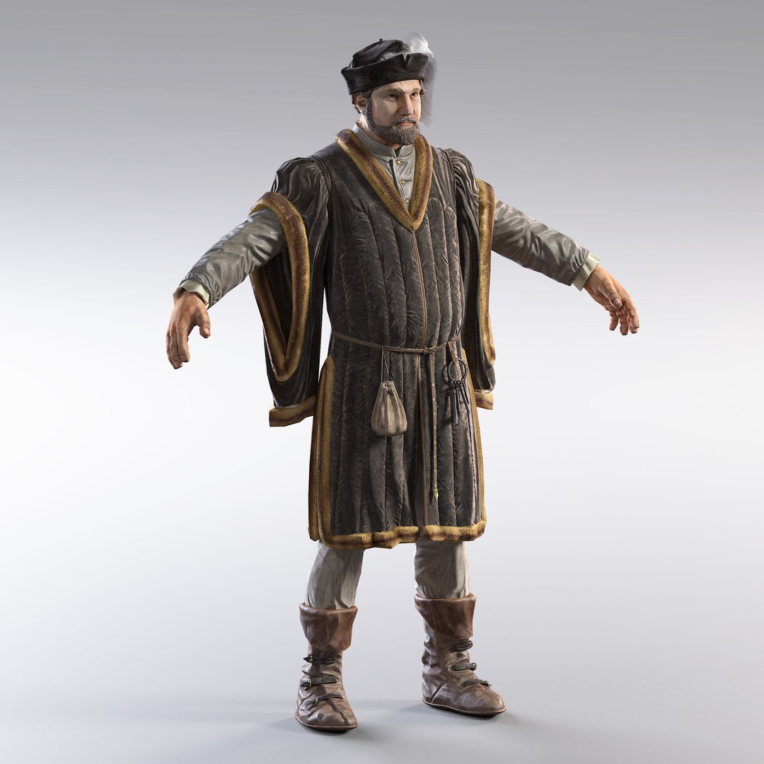 Medieval Merchant Version 3d Max