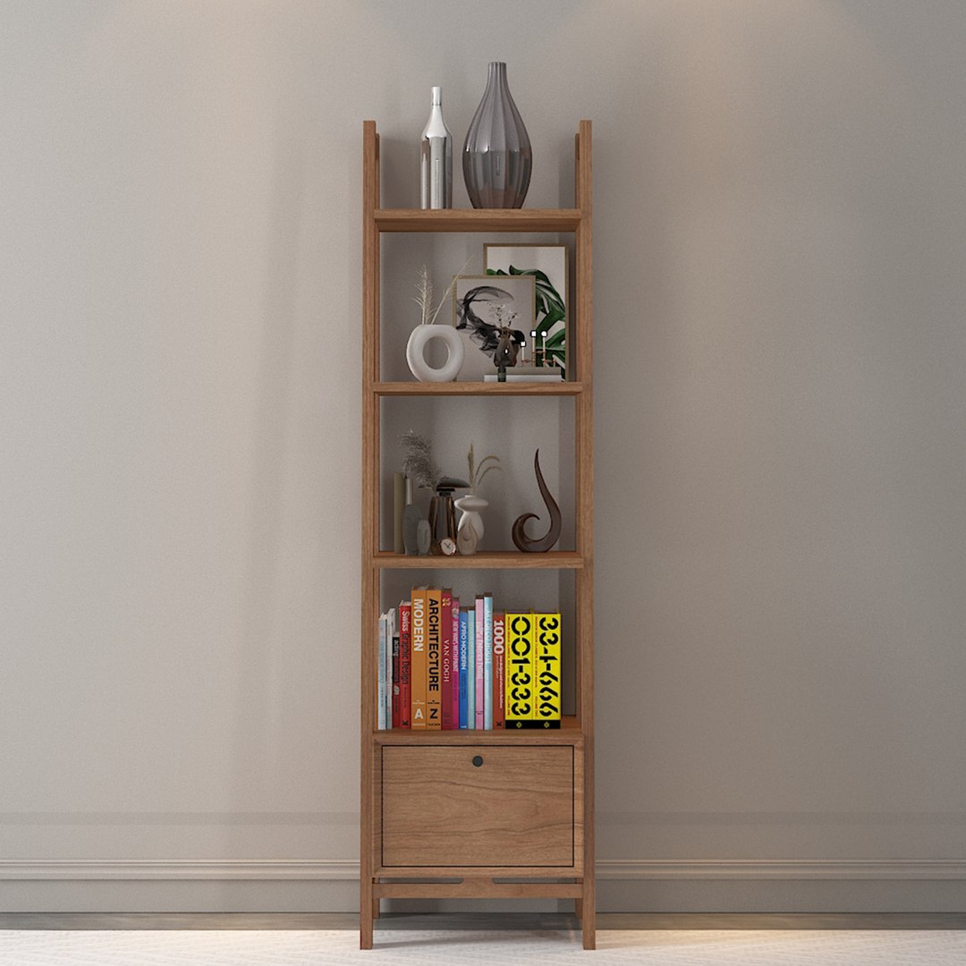 Bookcase 3D - TurboSquid 2011313