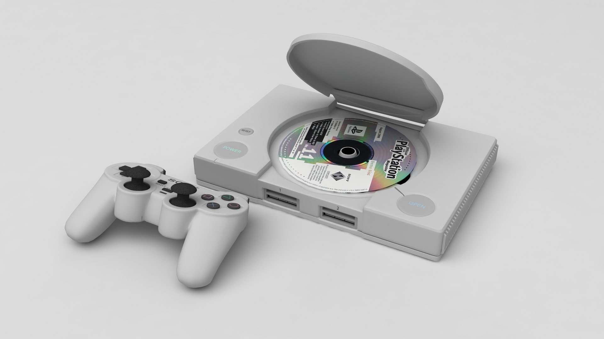 Sony Playstation 1 3D Model - TurboSquid 2010930