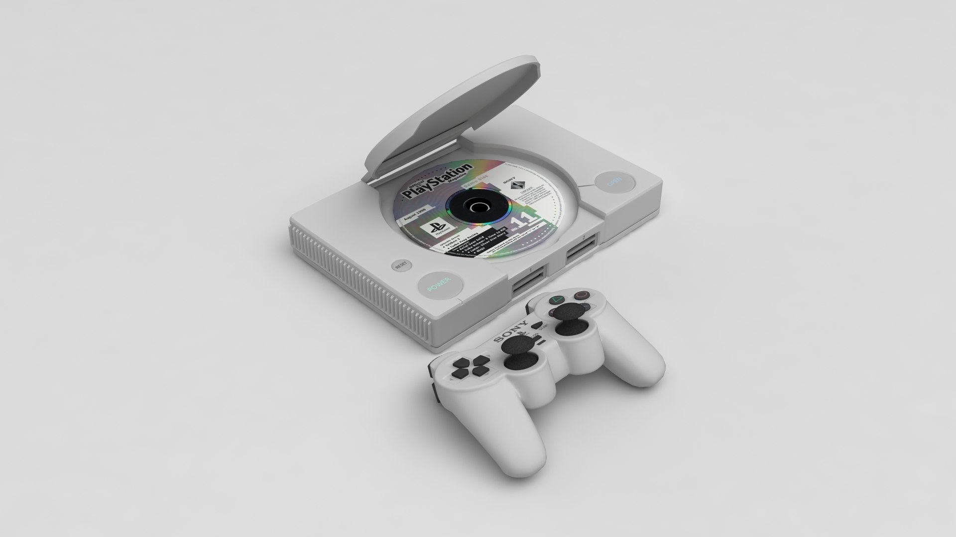 Sony Playstation 1 3D Model - TurboSquid 2010930