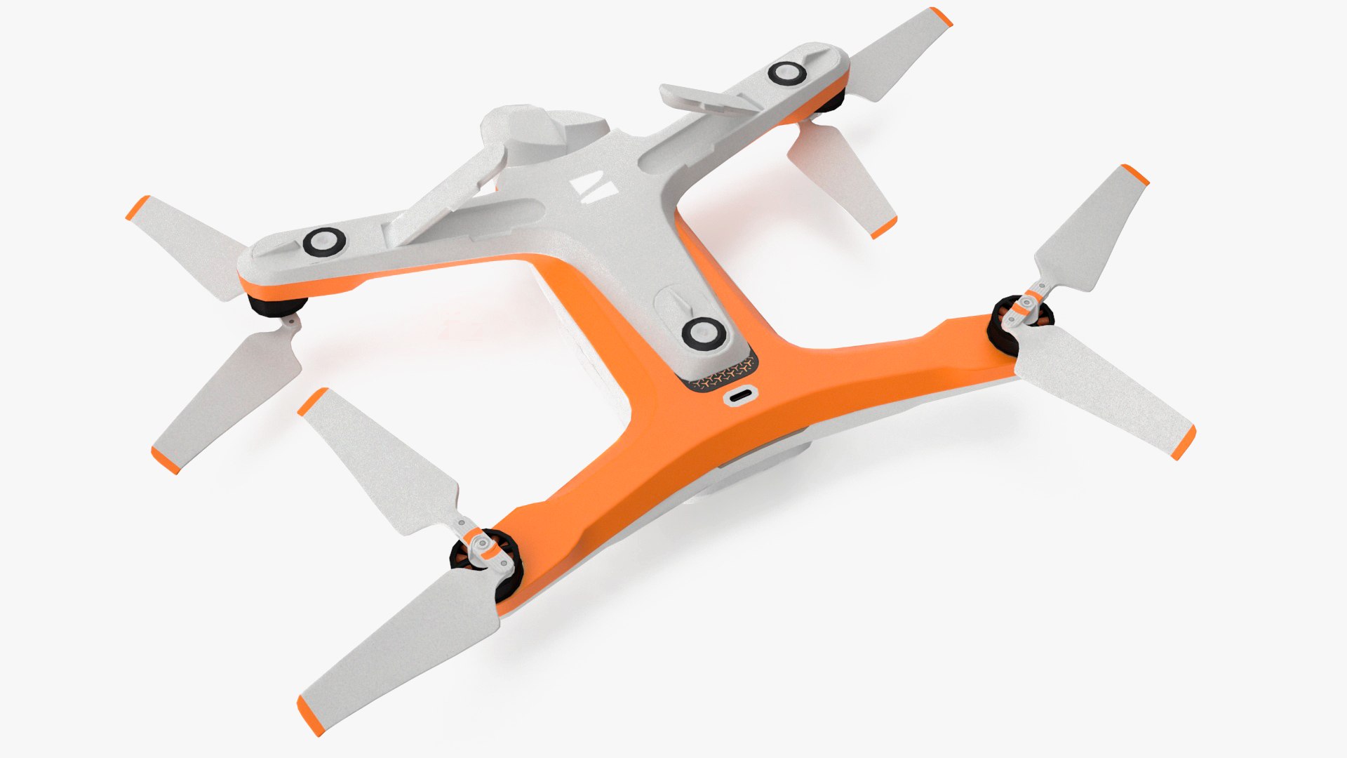 3D Advanced Drone White Off State Rigged For Maya - TurboSquid 2177523