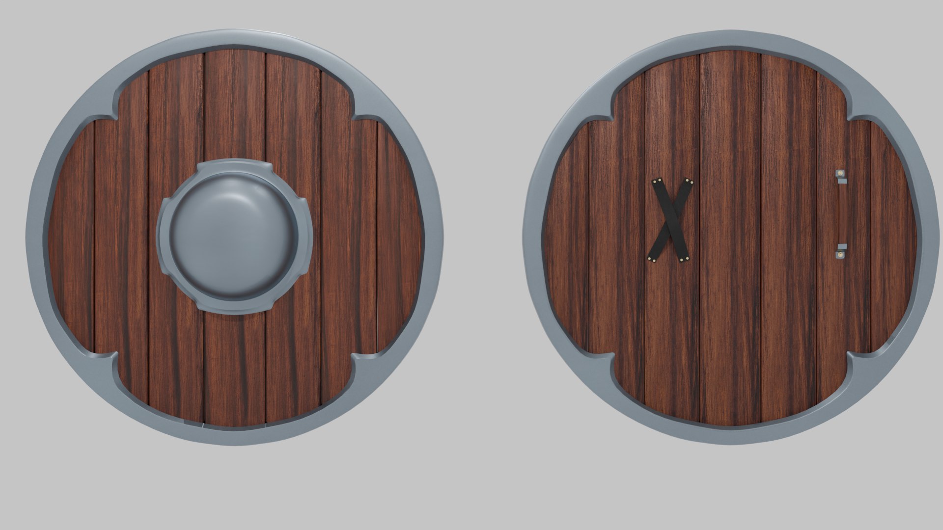 Low Poly Round Shield 3D Model - TurboSquid 2380396