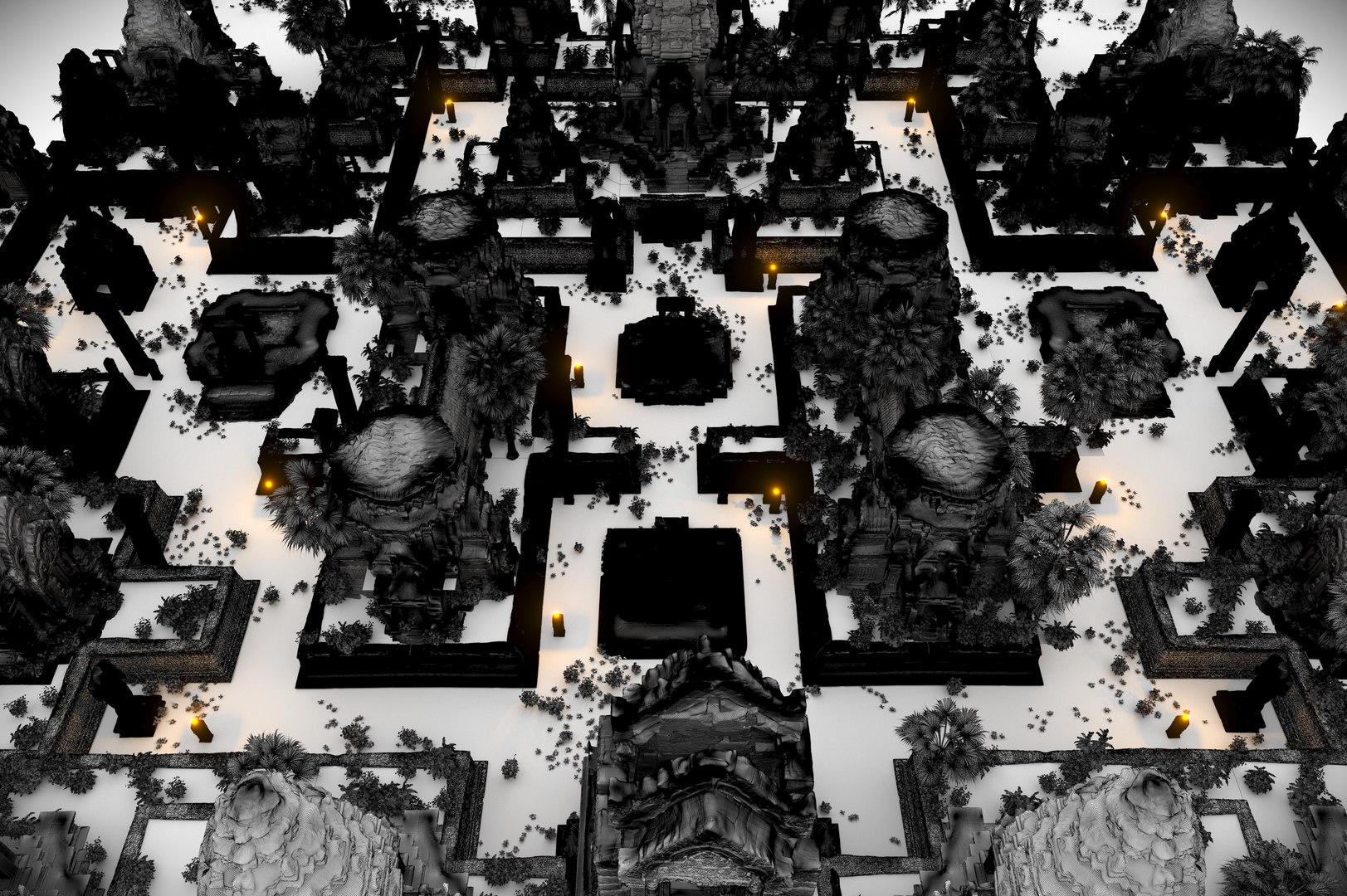 Ancient Temple Ruins High Detail 3D Scan Scene 3D - TurboSquid 2389422
