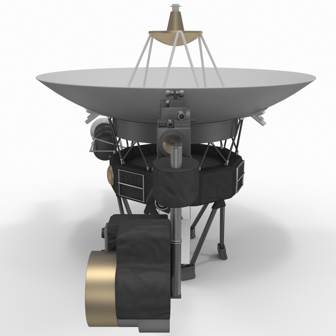 Space Probe Voyager 1 3d Model